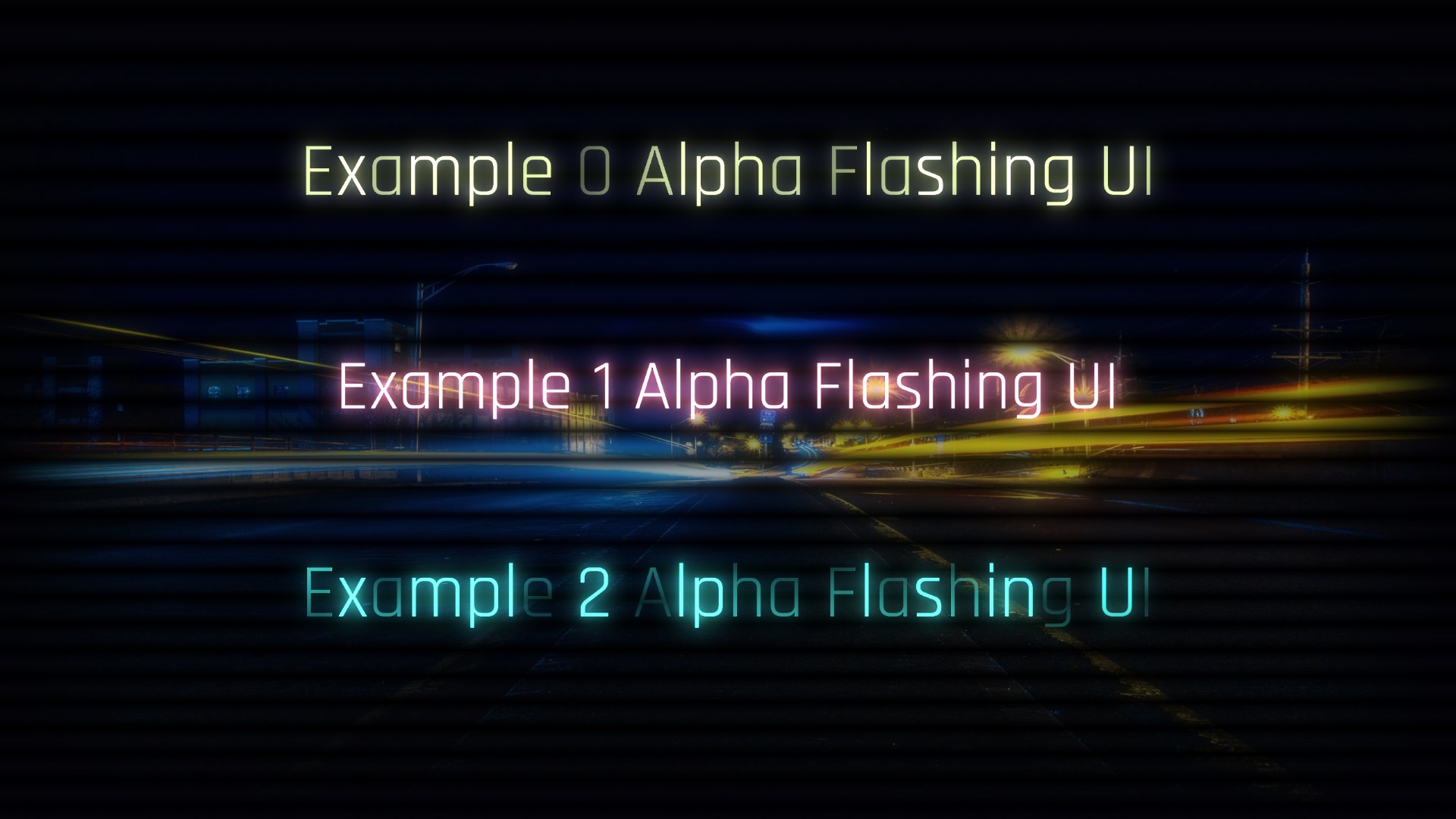 Alpha Flashing UI. Free Unity Asset. Nicholas Veselov Unity Developer. Николай Веселов Unity ...